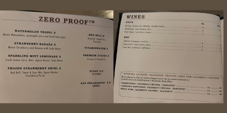 Celebrity Beyond Menus