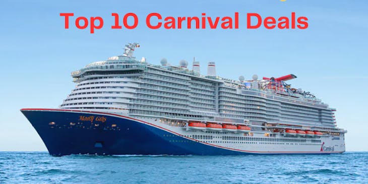 Top 10 Carnival Cruise Line Deals