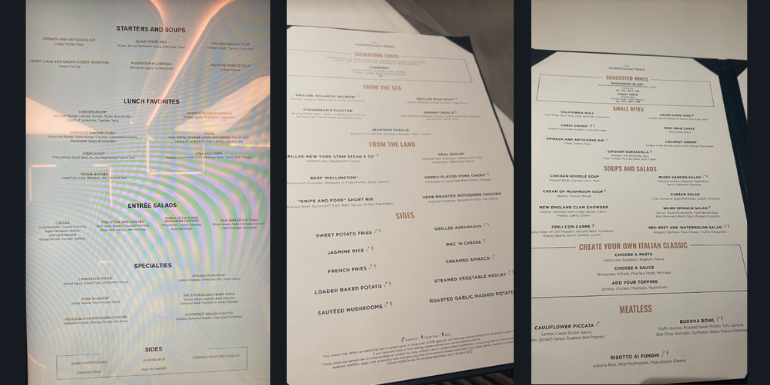 Norwegian Prima Dining Photos