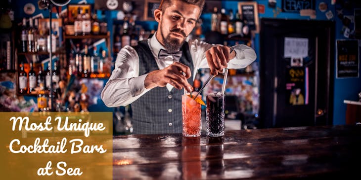 7 Unique Cruise Ship Cocktail Bars