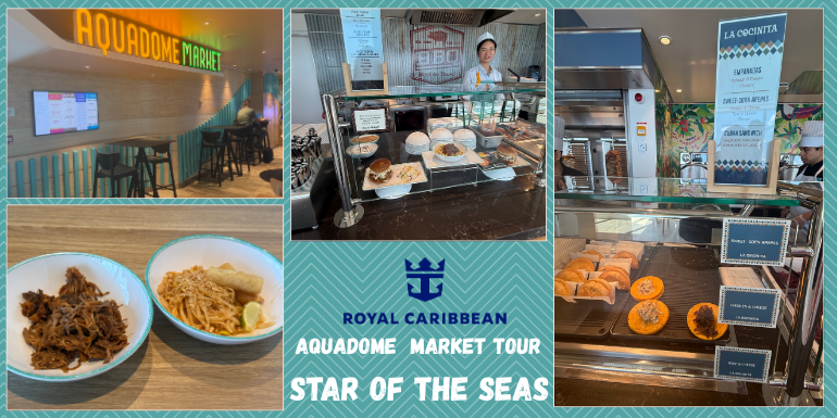 Tour the AquaDome Food Market on Star of the Seas