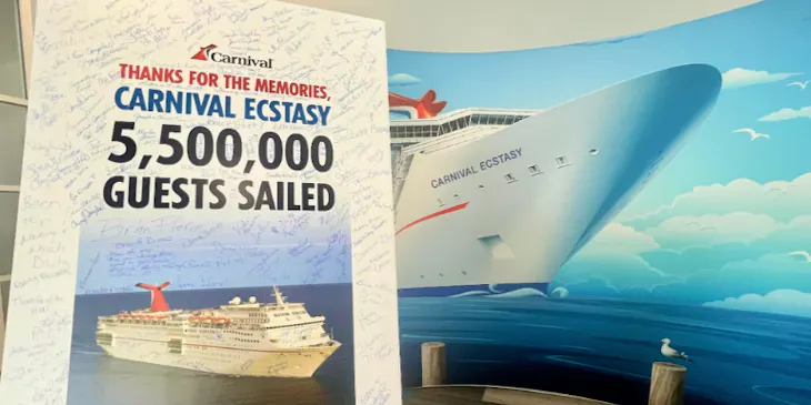 Carnival Ecstasy Sets Out on Last Voyage