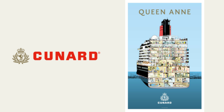 Cunard Shares Special Image of New Ship Queen Anne to Mark 183...