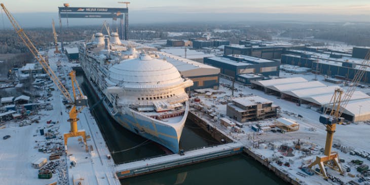 Icon of the Seas Reaches Construction Milestone