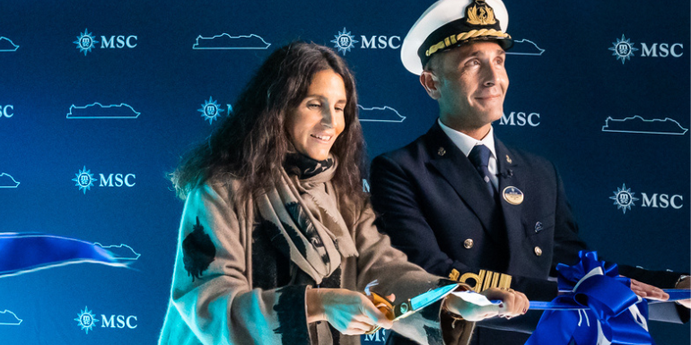 New Ship from MSC Cruises Christened in New York City