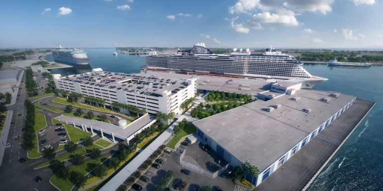 Construction Begins on New MSC Cruises Terminal in Galveston