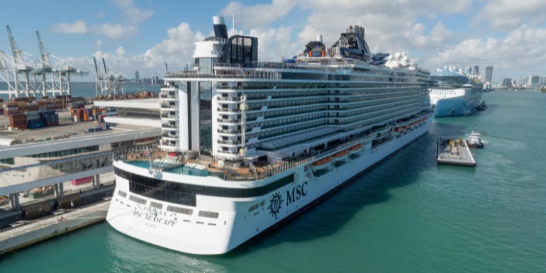 First MSC Cruises Ship Arrives at New Miami Terminal