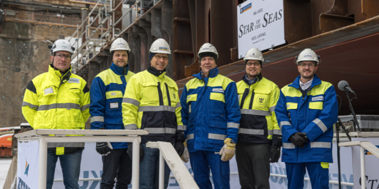 Royal Caribbean Marks Construction Milestone for Star of the Seas
