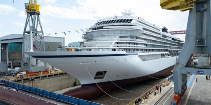 Viking Cruises Celebrates Float Out of Viking Vesta