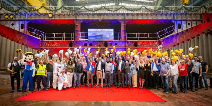 Carnival Celebrates Keel Laying for Carnival Festivale