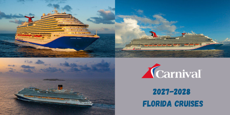 Carnival Unveils New Florida Itineraries for 2027-2028