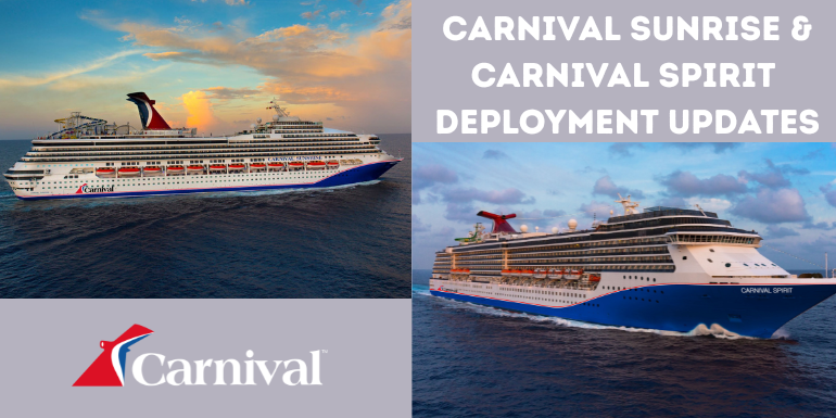 Carnival Changes Deployment Plans of Carnival Sunshine and Car...