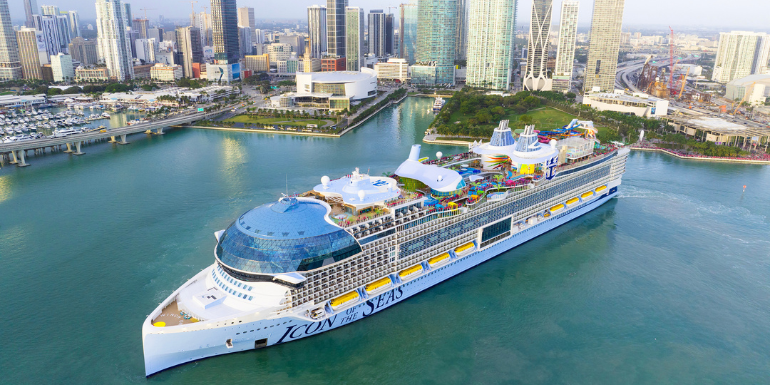 Icon of the Seas Arrives at PortMiami