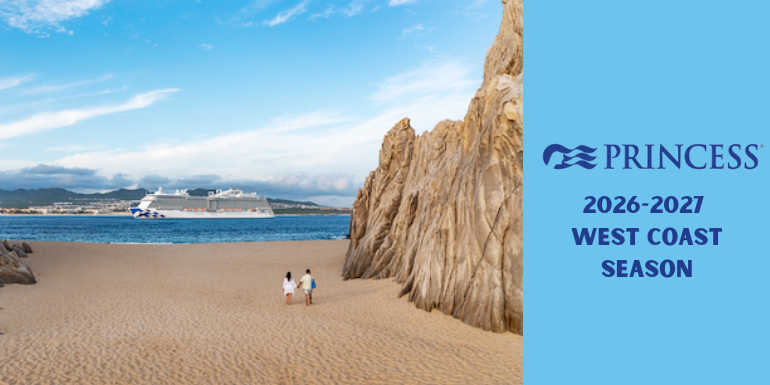 Princess Cruises Announces 2026-2027 West Coast Itineraries