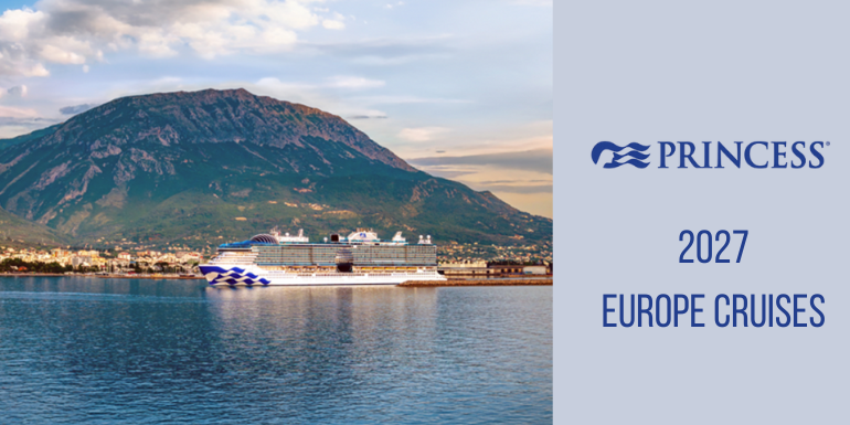 Princess Cruises Announces 2027 Europe Season