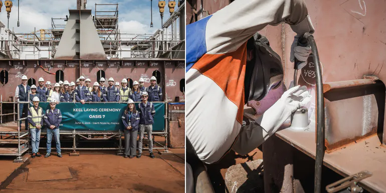 Royal Caribbean Reaches Construction Milestone for Seventh Oas...