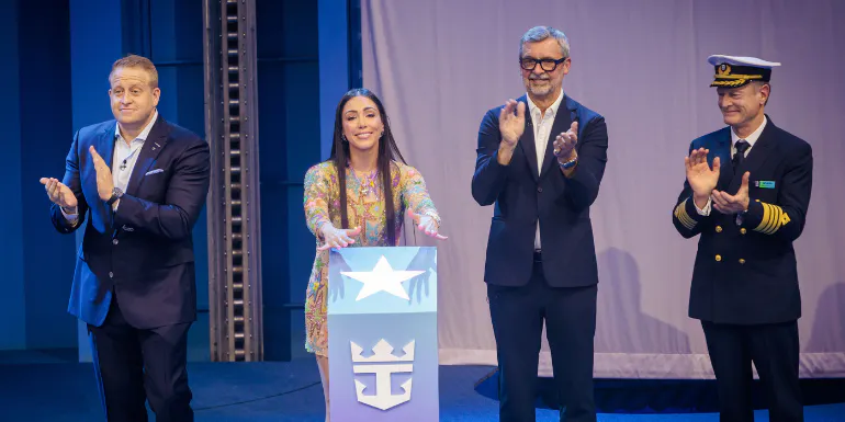 Royal Caribbean Hosts Naming Ceremony for Star of the Seas wit...