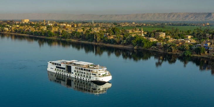 Viking Celebrates Float Out for New Nile River Ship Viking Thoth