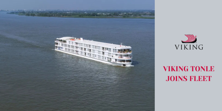 Viking Takes Delivery of Mekong River Ship Viking Tonle