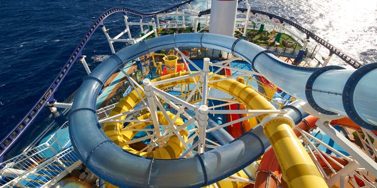 Eight Wild Cruise Ship Waterslides