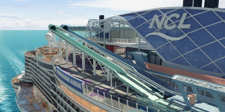 Eight Wild Cruise Ship Waterslides
