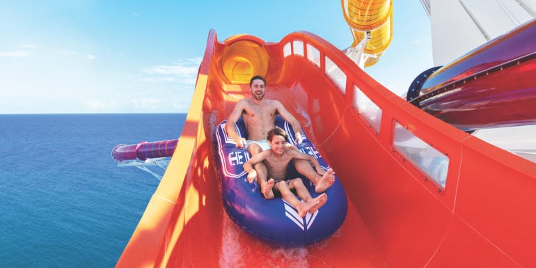 Eight Wild Cruise Ship Waterslides